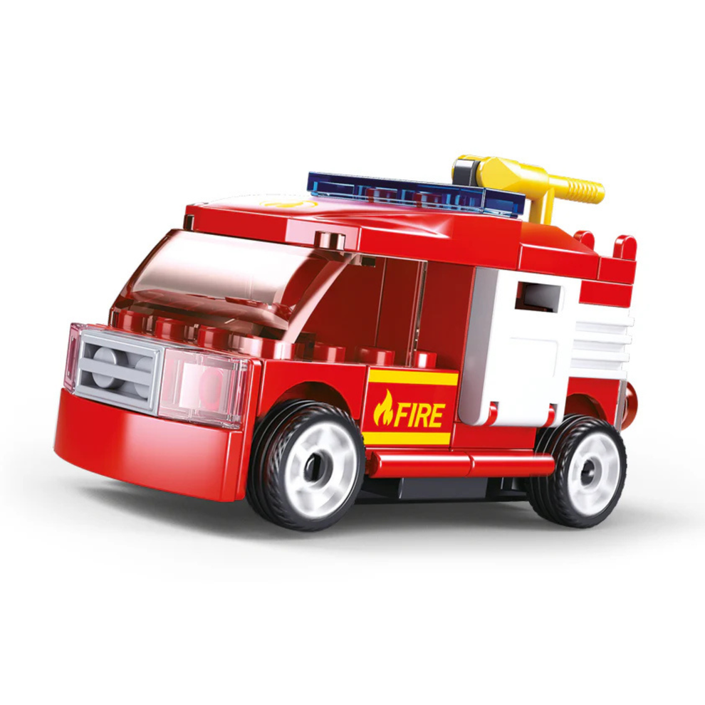 Power Bricks Pull-Back Fire Engine (55 pcs) – Hello Youngster